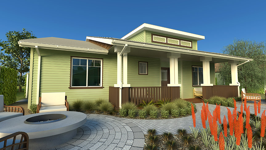 Renderings 1.0 - The ABC Green Home Project